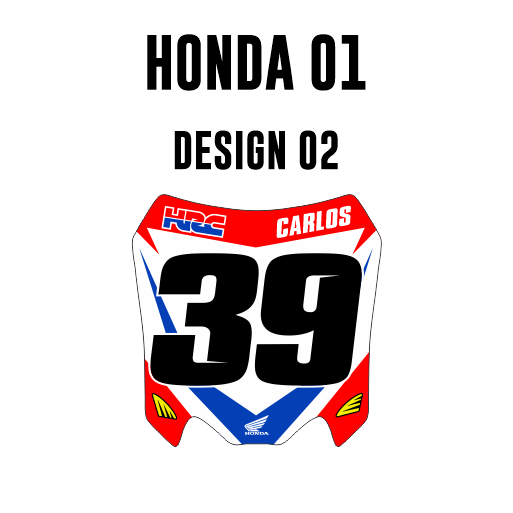 Mini Plate Stickers - Honda 01 – CMX Graphics - Europe